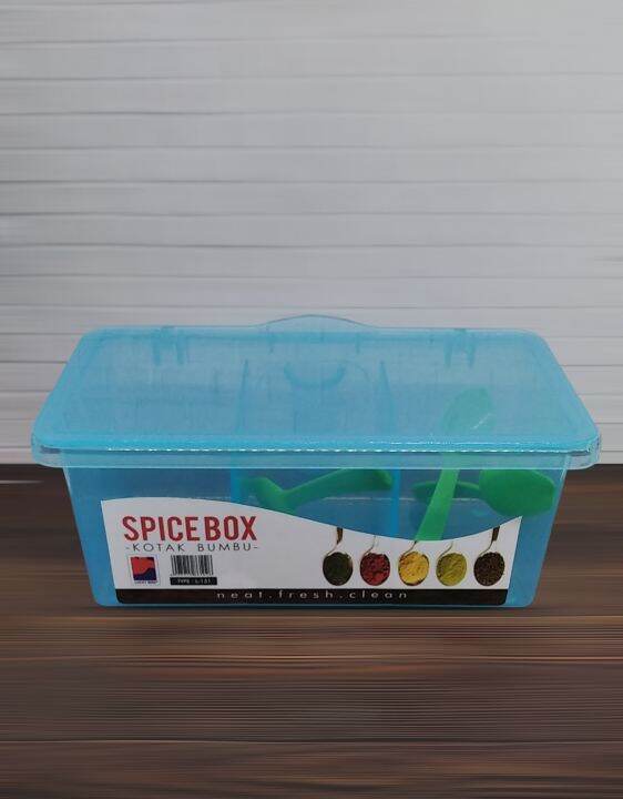 TEMPAT BUMBU SPIICE BOX TEMPAT GULA KOPI SUSU CREAMER KOTAK PENYIMPANAN ...