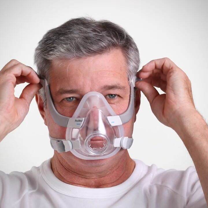 Mặt nạ thở CPAP BiPAP Resmed Airfit F20 (Mask thở loại chụp mũi miệng ...