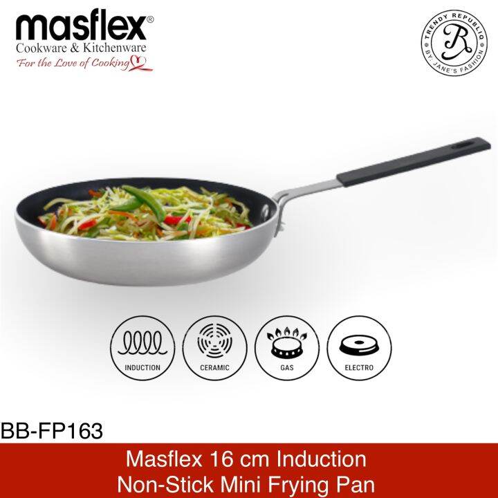 Masflex 16 cm Induction Non Stick Mini Frying Pan | Lazada PH