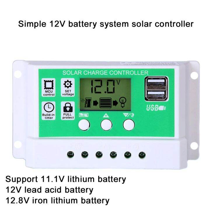 Solar Charge Controller SCC PWM Hijau | Lazada Indonesia
