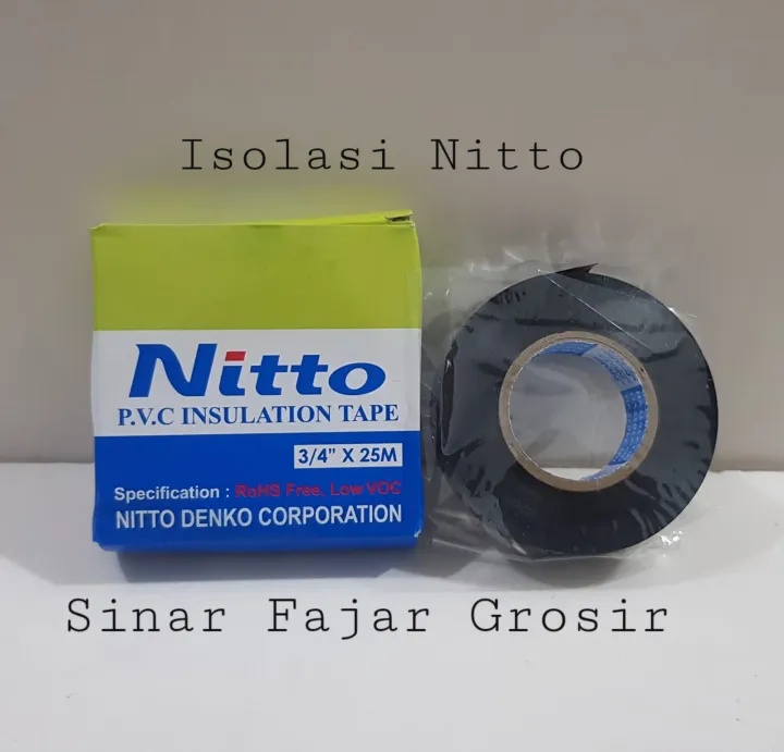 Isolasi Nitto / Isolasi Listrik Nitto / Isolasi Kabel Nitto | Lazada ...