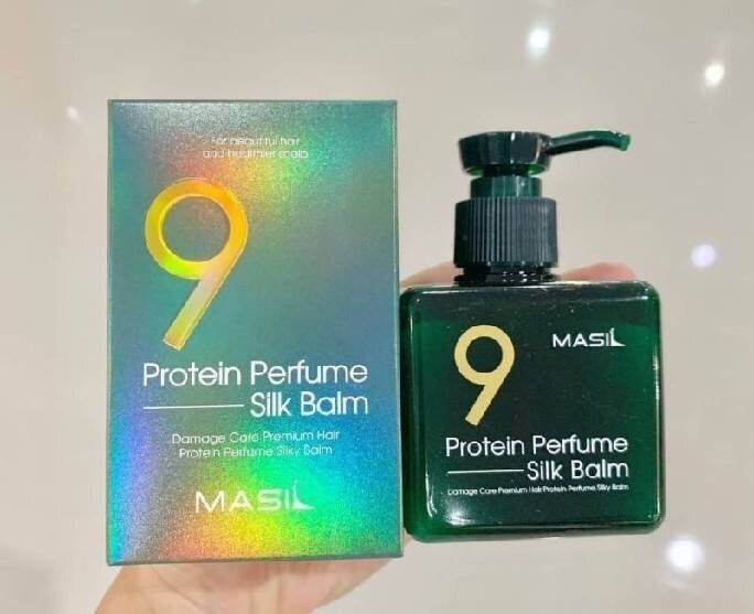 โปรตีนบำรุงผม Masil 9 Protein perfume silk balm 180 ml Exp. 23-02-2026 | Lazada.co.th