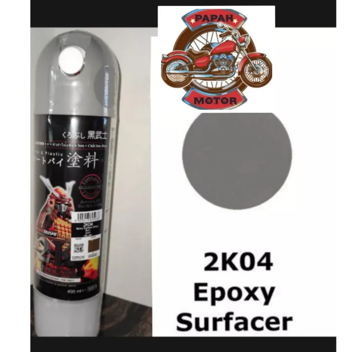 SAMURAI SPRAY PAINT EPOXY SURFACER GREY 2K04 (2K IN A CAN ) 400ML ...
