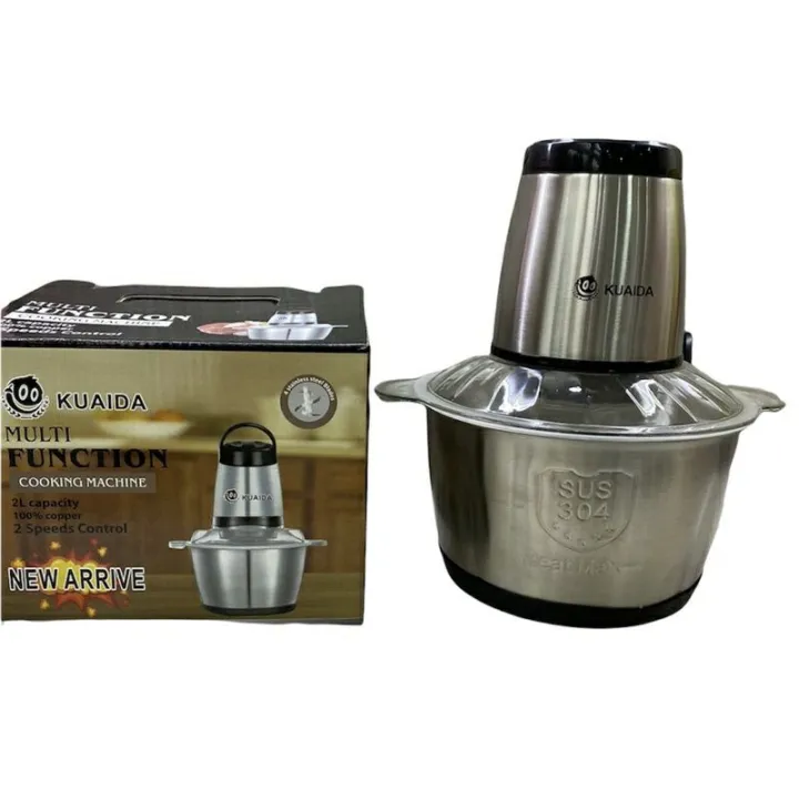 [COD]CHOPPER BLENDER DAGING STAINLESS STEEL 2 LITER / MEAT GRINDER ...