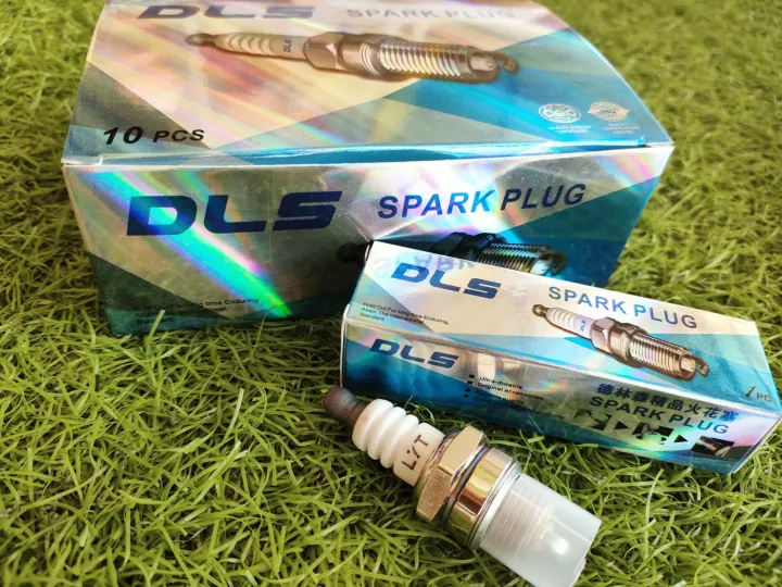 หัวเทียน 10หัว เกลียวสั้น L7T ยี่ห้อ DLS อย่างดี ใส่เครื่องตัดหญ้า เครื่องสูบน้ำ เลื่อย | Lazada ...