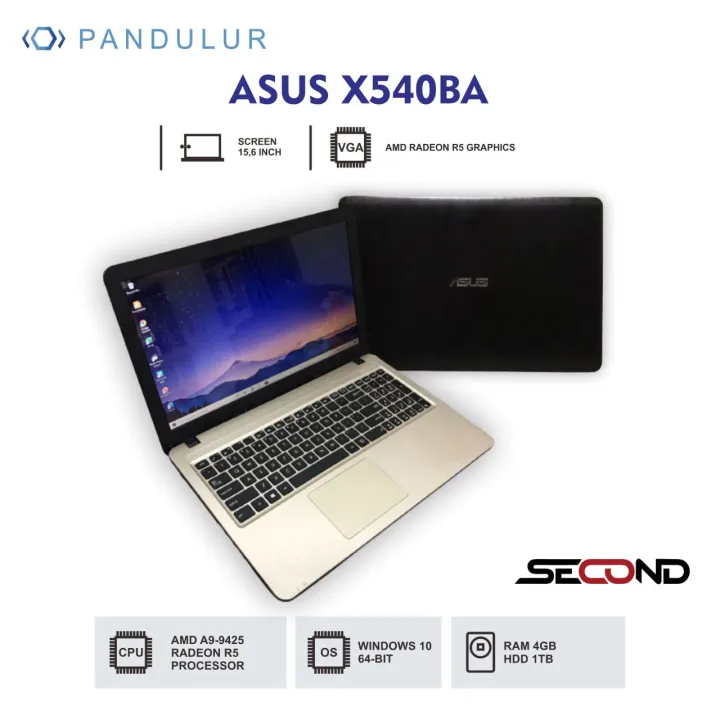 Laptop Gaming ASUS X540BA AMD A9 Second | Lazada Indonesia