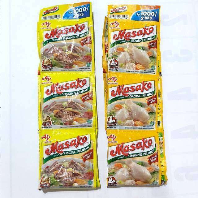 Masako ayam/sapi 1 renceng (isi 12 sachet) | Lazada Indonesia