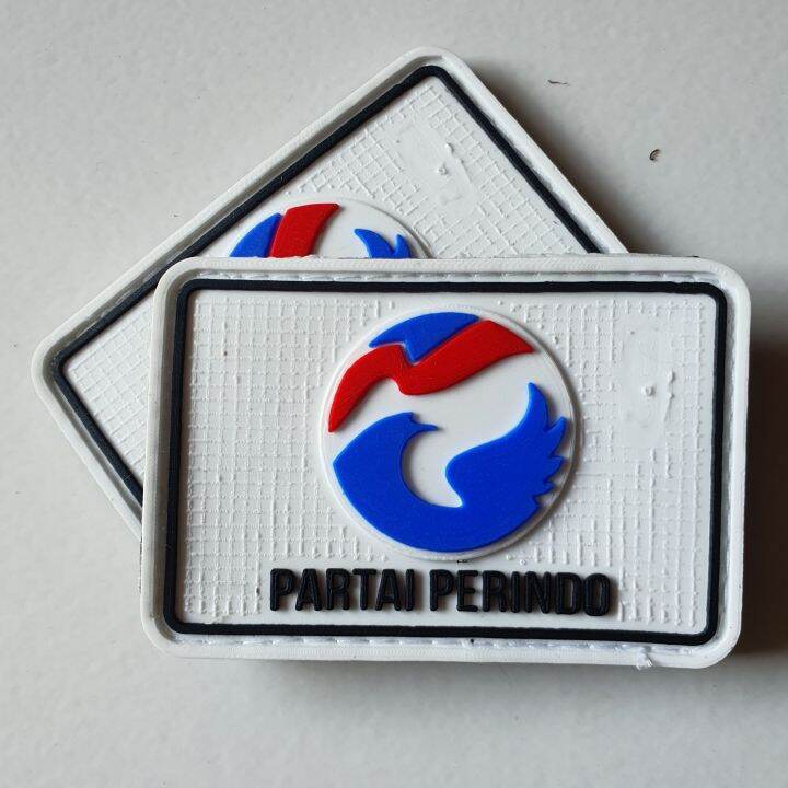 patch rubber logo partai perindo ( persatuan indonesia ) - rubber patch ...
