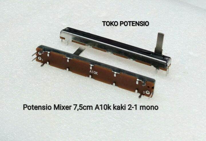 POTENSIO GESER POTENSIO MIXER A10K 7,5CM KAKI 2-1 MONO | Lazada Indonesia