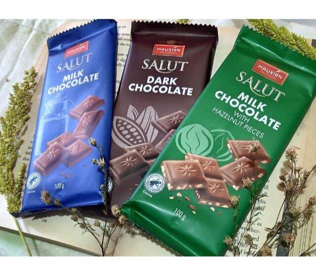 MAUXION SALUT MILK CHOCOLATE & DARK CHOCOLATE | Lazada PH