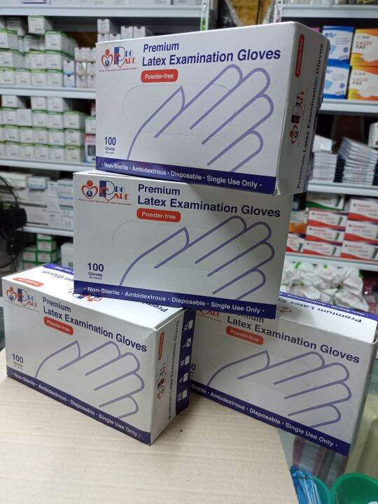 Disposable Latex Gloves 100pcs Per Box Fda approved Procare | Lazada PH