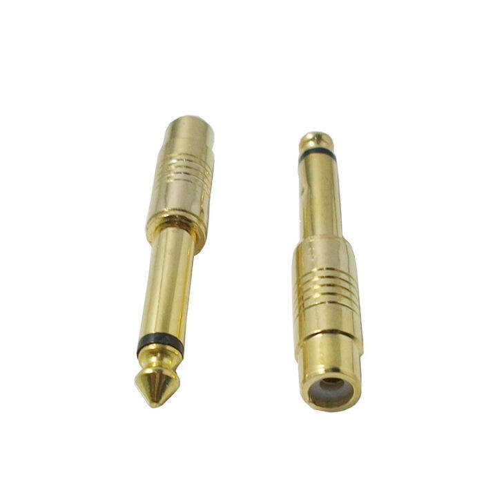 Tonli อะแดปเตอร์วิดีโอเสียง6.5av ชายหญิง RCA Lotus 3.5เครื่องผสมเสียงอะ ...