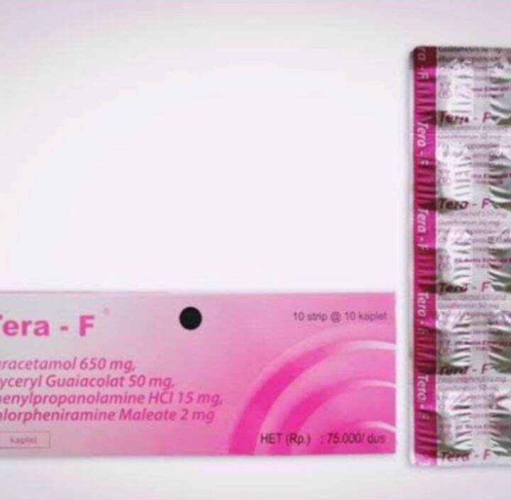 Tera F 1 Box isi 10 Strip 100 Tablet | Lazada Indonesia