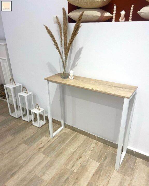 Console Table with steel stand | Lazada PH