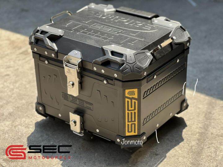 SEC ALLOY TOP BOX ( with BACKREST ) 45L and 55L | Lazada PH