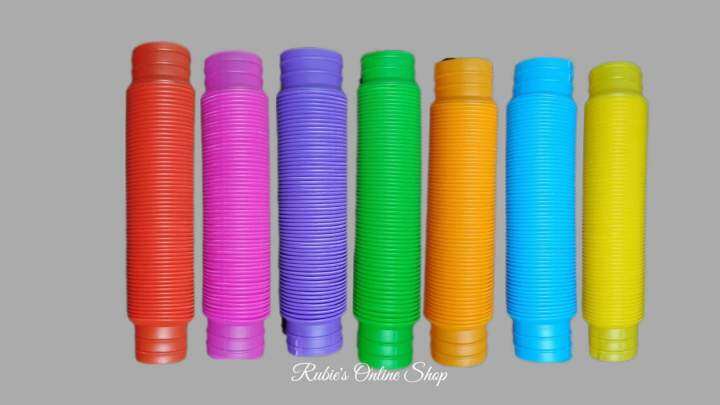 Large Pop Tube Fidget Toys for stress and Anxiety Relief Cool Bendable ...