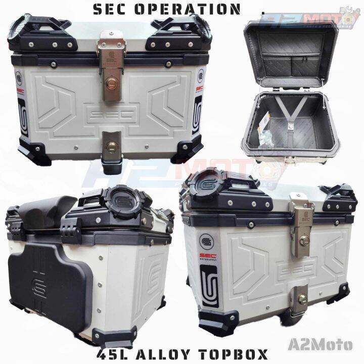 SEC Alloy Top Box 45L Emperor v2 3X Mamba Operation deestore | Lazada PH