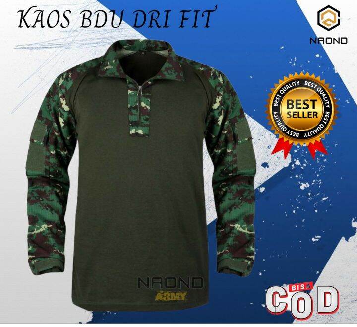 Kaos BDU Drifit Tactical Jersey Dryfit Kombinasi Loreng Termurah | Lazada Indonesia