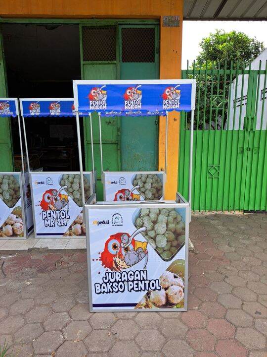 Booth Portable / Booth Lipat / Gerobak Lipat / Meja Lipat Jualan Untuk ...