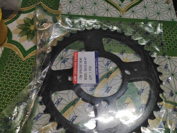 Rear Sprocket for yamaha YTX 125, STX125, RS 110F | Lazada PH