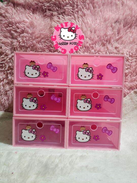 hello kitty shoe box 6pcs set | Lazada PH