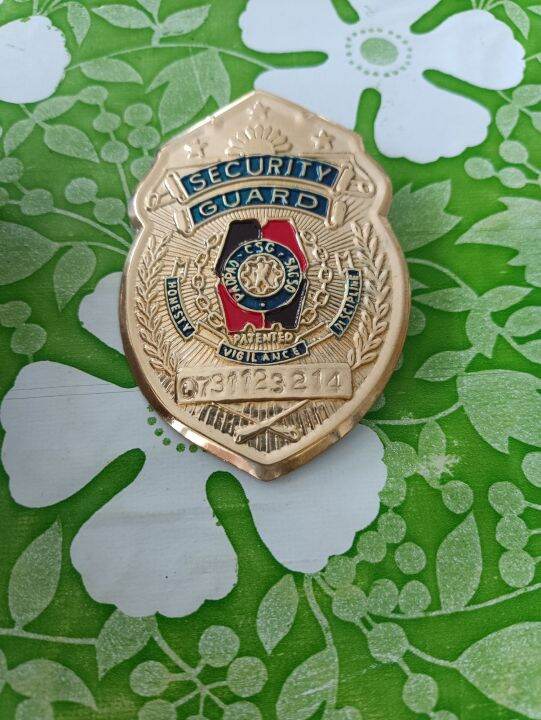 badge with sss number for security guards | Lazada PH