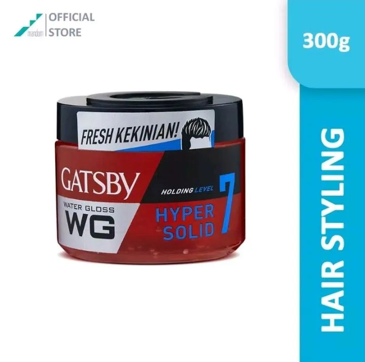 Gatsby ORIGINAL WG WATER GLOSS besar MERAH jumbo wet look 300 gram ...