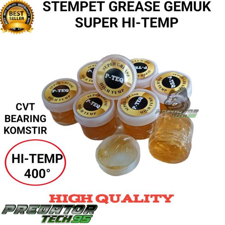 STEMPET GREASE GEMUK LITHIUM SUPER HI-TEMP CVT BEARING LAHER KOMSTIR ...