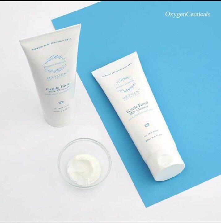 oxygen ceuticals gentle facial milk cleanser 250ml | Lazada