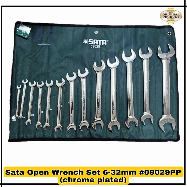 Sata 13pcs Open Wrench Set 6-32mm # 09029 | Lazada PH