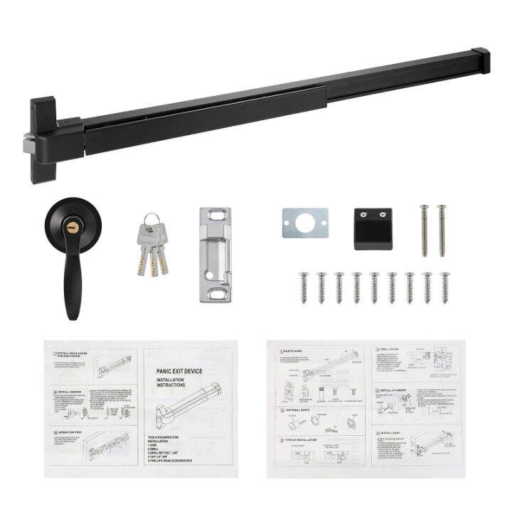 【push bar door locks】Panic Bar - Push Bar for Exit Doors & Locking ...