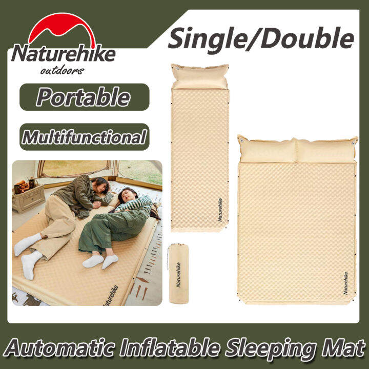 Naturehike D01 Automatic Inflatable Sleeping Mat Single/Double Sleeping ...