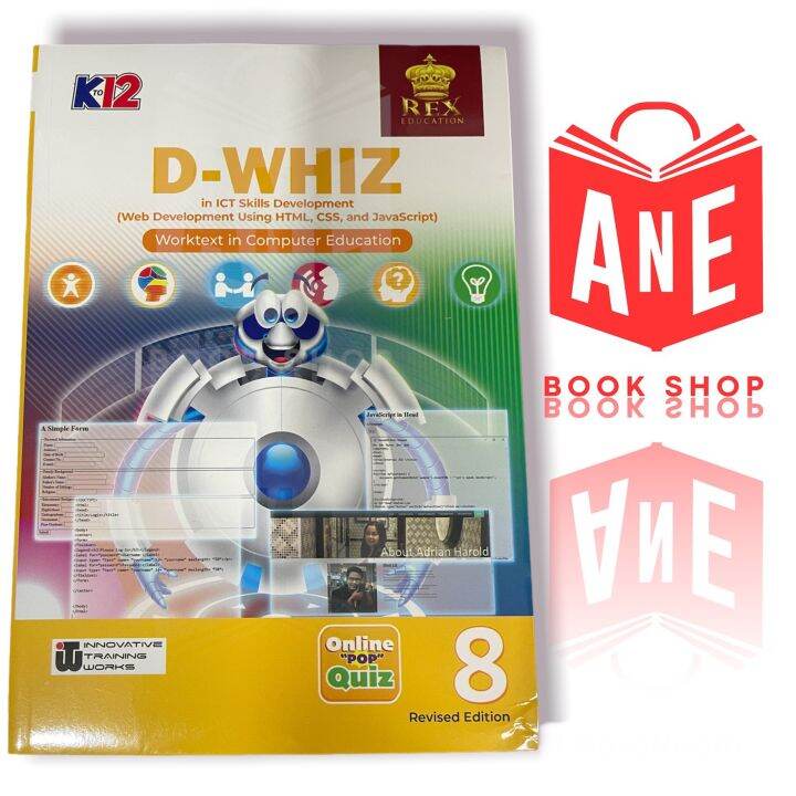 AUTHENTIC Grade 8 Kto12 D-WHIZ in ICT Skills Development 2021 (Web ...