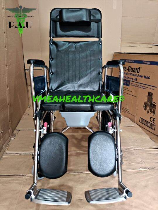 Multifunctional Wheelchair with toilet Reclining Wheelchair with ...