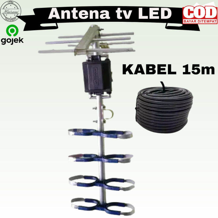 Antena Set box Digital tv semua Siaran antena tv LED super jernih buat ...