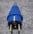 FORT STEKER 2 PIN 16A / INDUSTRIAL PLUG 2 PIN / 2P 16 AMPER MEREK EWIG ...