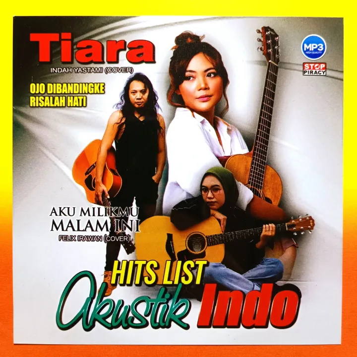 KASET MUSIK AUDIO MP3 LAGU POP HITS LIST AKUSTIK INDONESIA ALBUM COVER ...
