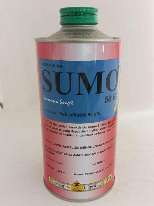 SUMO 50 EC 1 Liter Insektisida Hama yuyu Orong-Orong dan Ulat Grayak ...