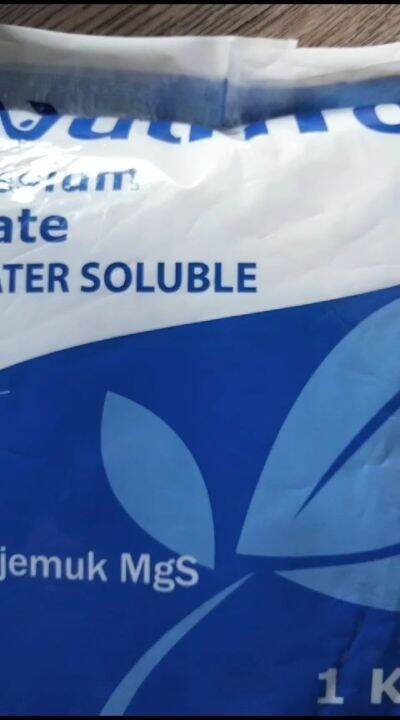 Pupuk Magnesium Sulfat (MgO) Nutritop kemasan 1 Kg pupuk Untuk Tanaman ...