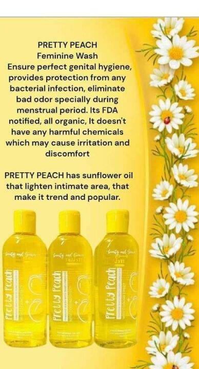 Pretty Peach Feminine Wash by Beauty and Graces | Lazada PH