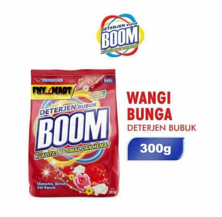 BOOM Deterjen Bubuk 300gr / BOOM Detergent Bubuk | Lazada Indonesia