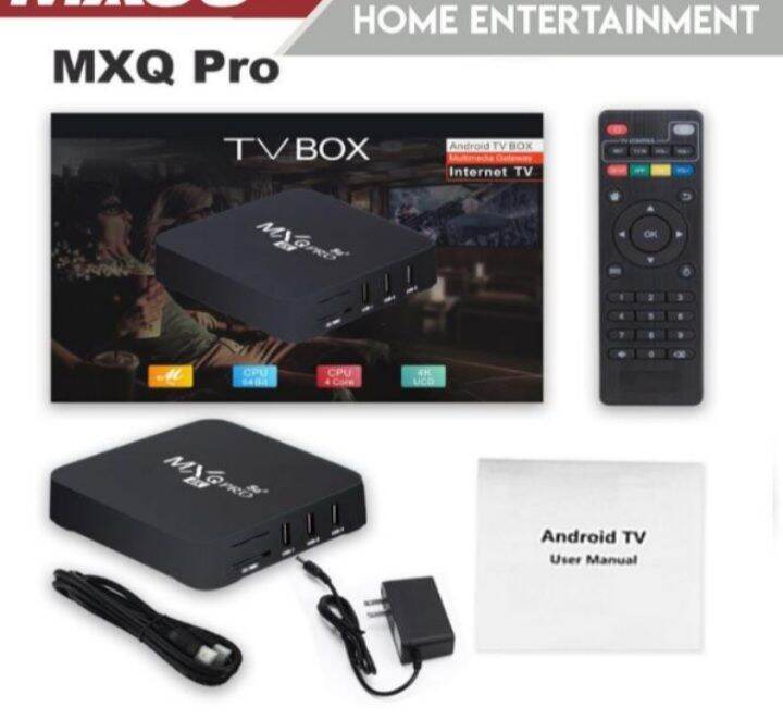 TV BOX Android 11.1 16G+256G 5G MX Q PRO 4K Multimedia Gateway Internet ...