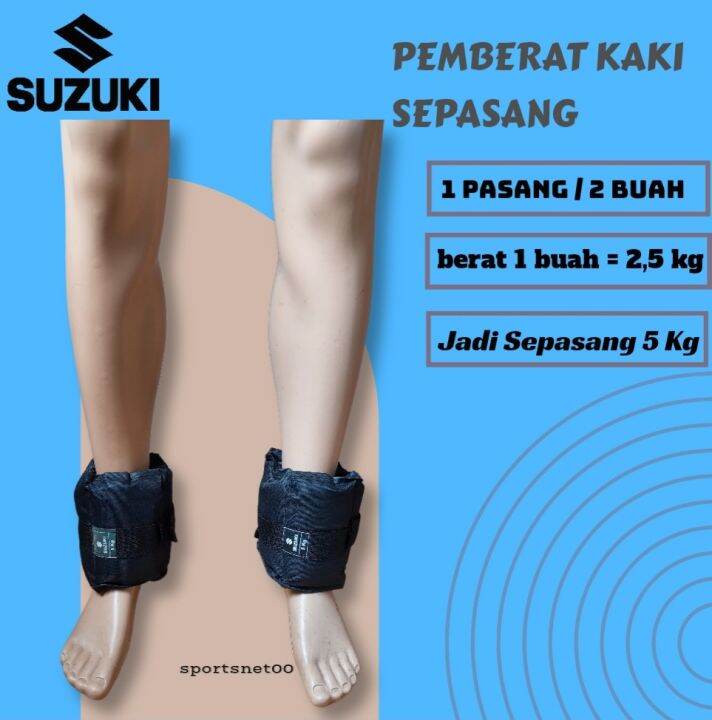 Pemberat Kaki dan Tangan 5 Kg harga sepasang 5 kg gym | Lazada Indonesia