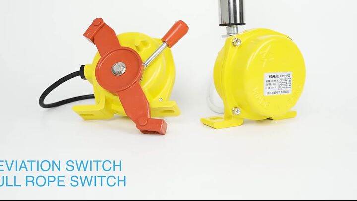 Bidirectional Pull Rope Cord Switch Belt Conveyor Pull Switch 2-Way ...