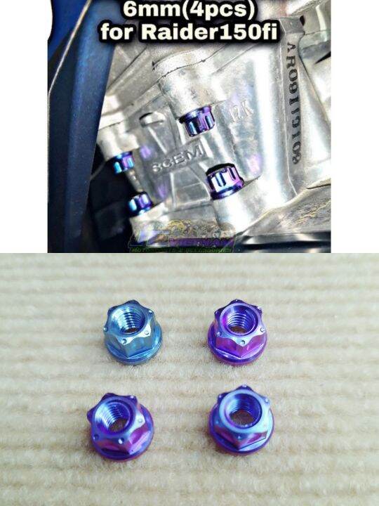 Titanium Gr5 Open Nut M6 Block (4pc) | Lazada PH