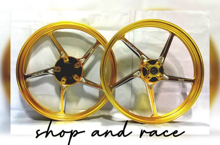 Sniper 150/155 Original Enkei mags Malaysian concept with bearing GOLD ...