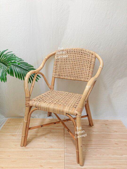 Handmade Natural Manau Strong Heavy Rattan Chair | Rattan Chair With ...