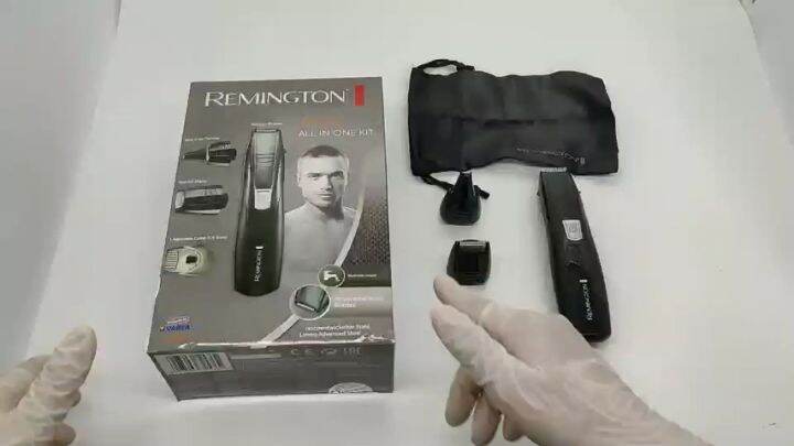 Remington Pilot (0.5-5.0 mm) Wet & Dry Men Groomer Kit Battery Operated (PG180) Nose, Ear, Beard ...