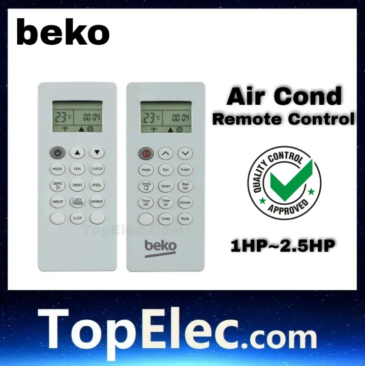 Beko Air Cond Remote Control support arcelic Passed QC aircond air ...