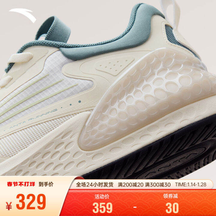 Anta C37 + รองเท้าวิ่งพื้นนิ่มสำหรับผู้ชายและผู้หญิงรองเท้ากระโดดเชือกลดแรงกระแทกแบบใหม่ฤดูหนาว ...